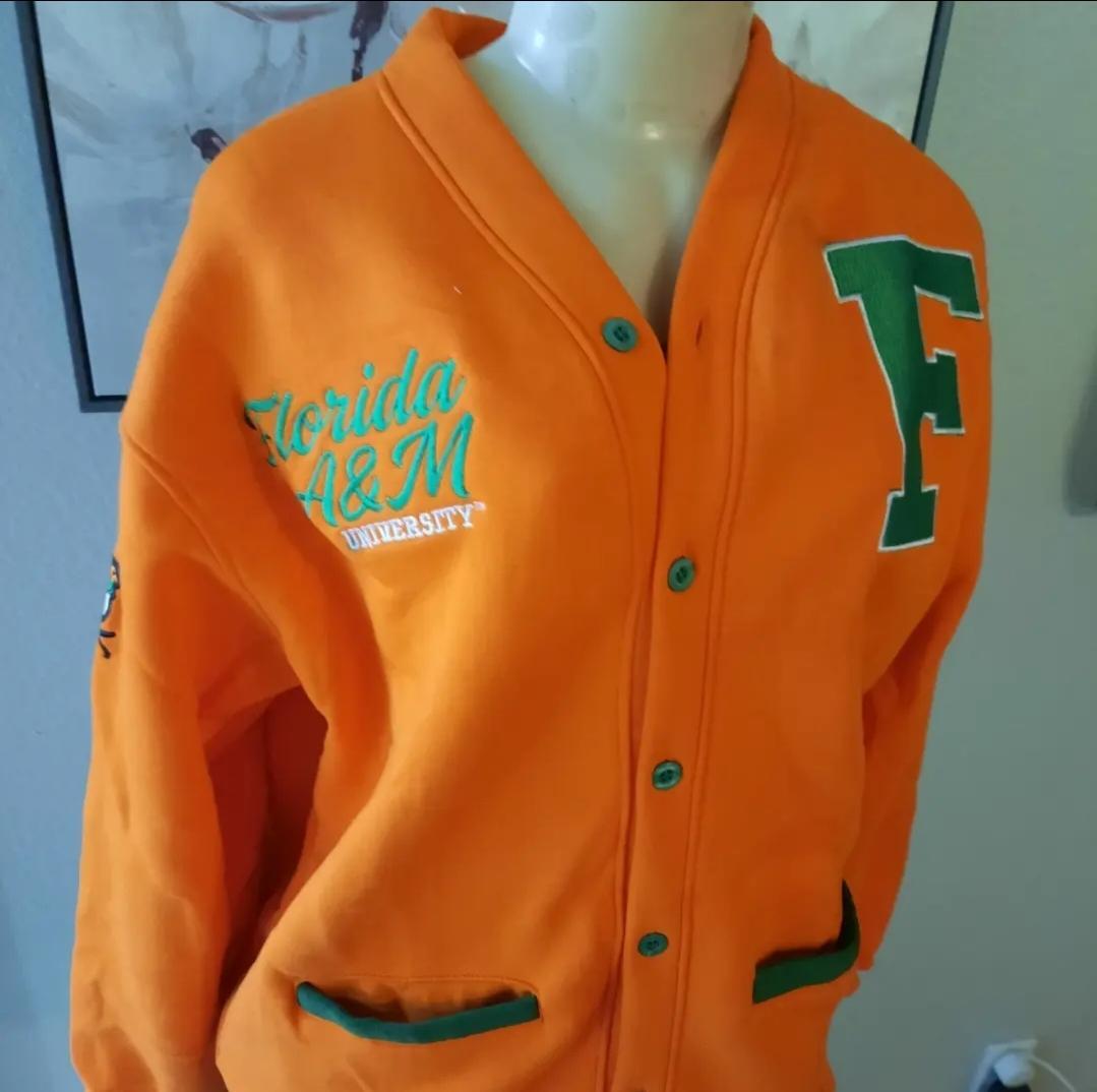 FAMU CARDIGAN ORANGE | HBCUgears.com